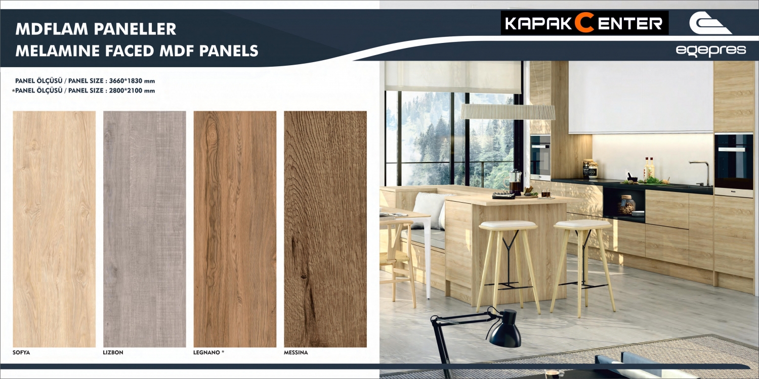 YERLİ MDFLAM RENKLERİ – Kapak Center